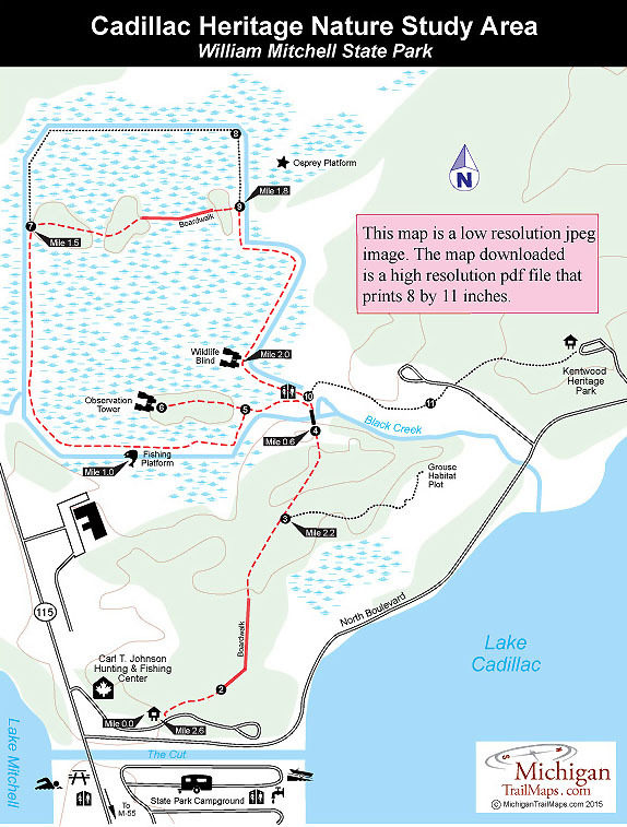 Cadillac Heritage Nature Study Area